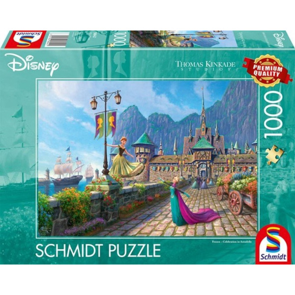 Disney Frozen puzzle 1000 - Celebrating in Arendelle