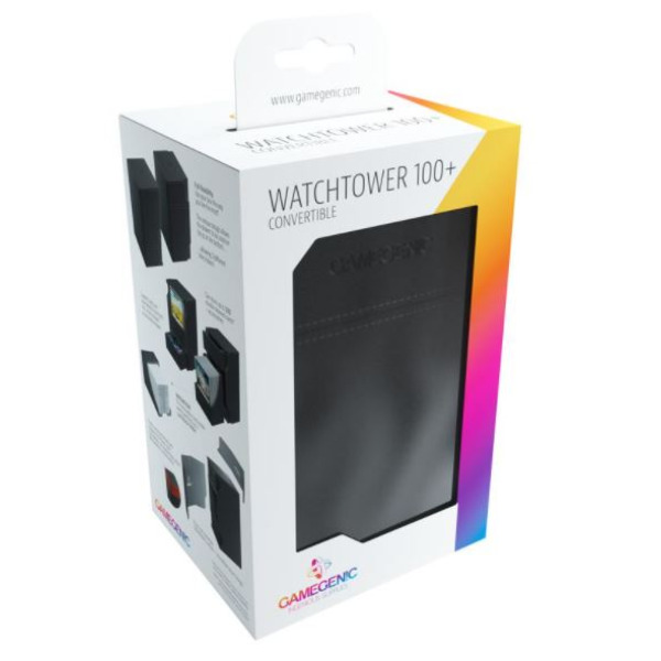 Deckbox Watchtower 100+ Convertible Black